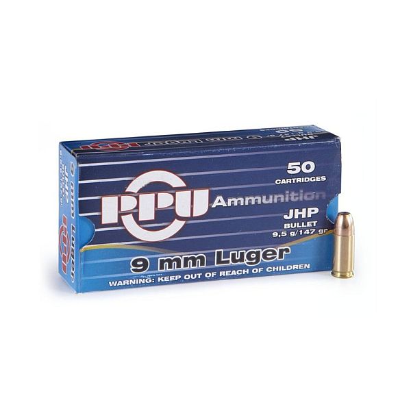 PPU JHP, cal. 9x19 Luger, 8,0 g | Puškarnica Zagreb